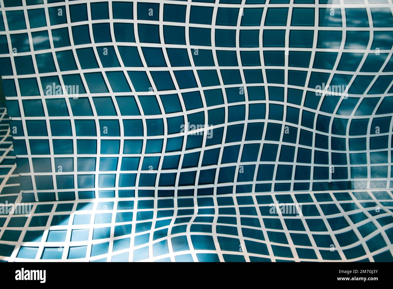 Blue background with irregular lines hi-res stock photography and ...