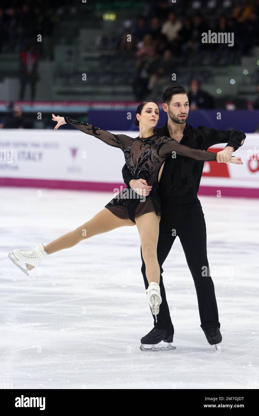 Deanna Stellato-Dudek and Maxime Deschamps (CAN) perform during the ...