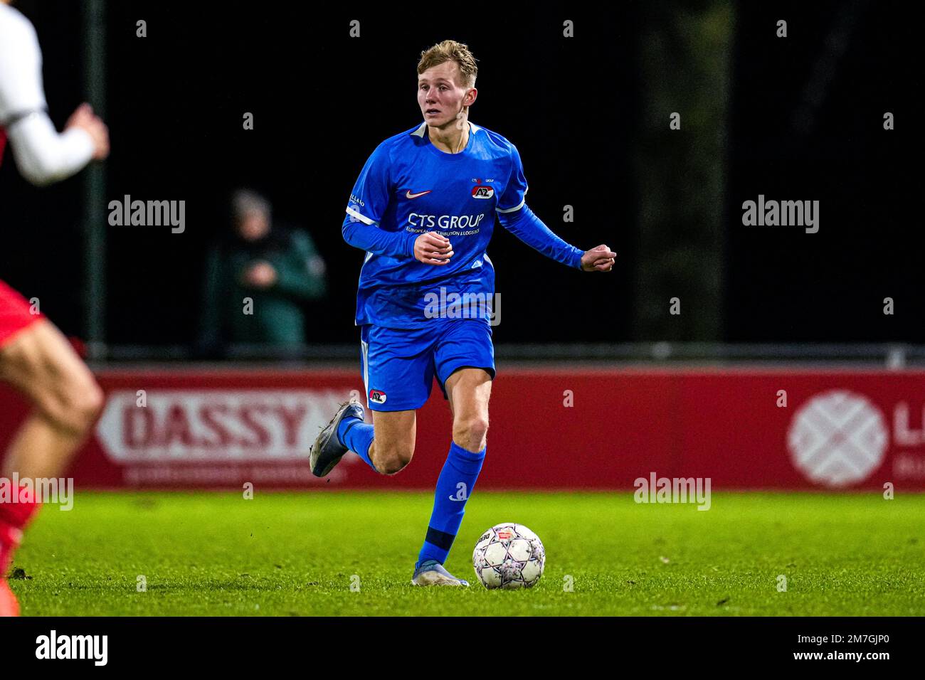 UTRECHT, NETHERLANDS - JANUARY 9: Misha Engel of Jong AZ during the ...