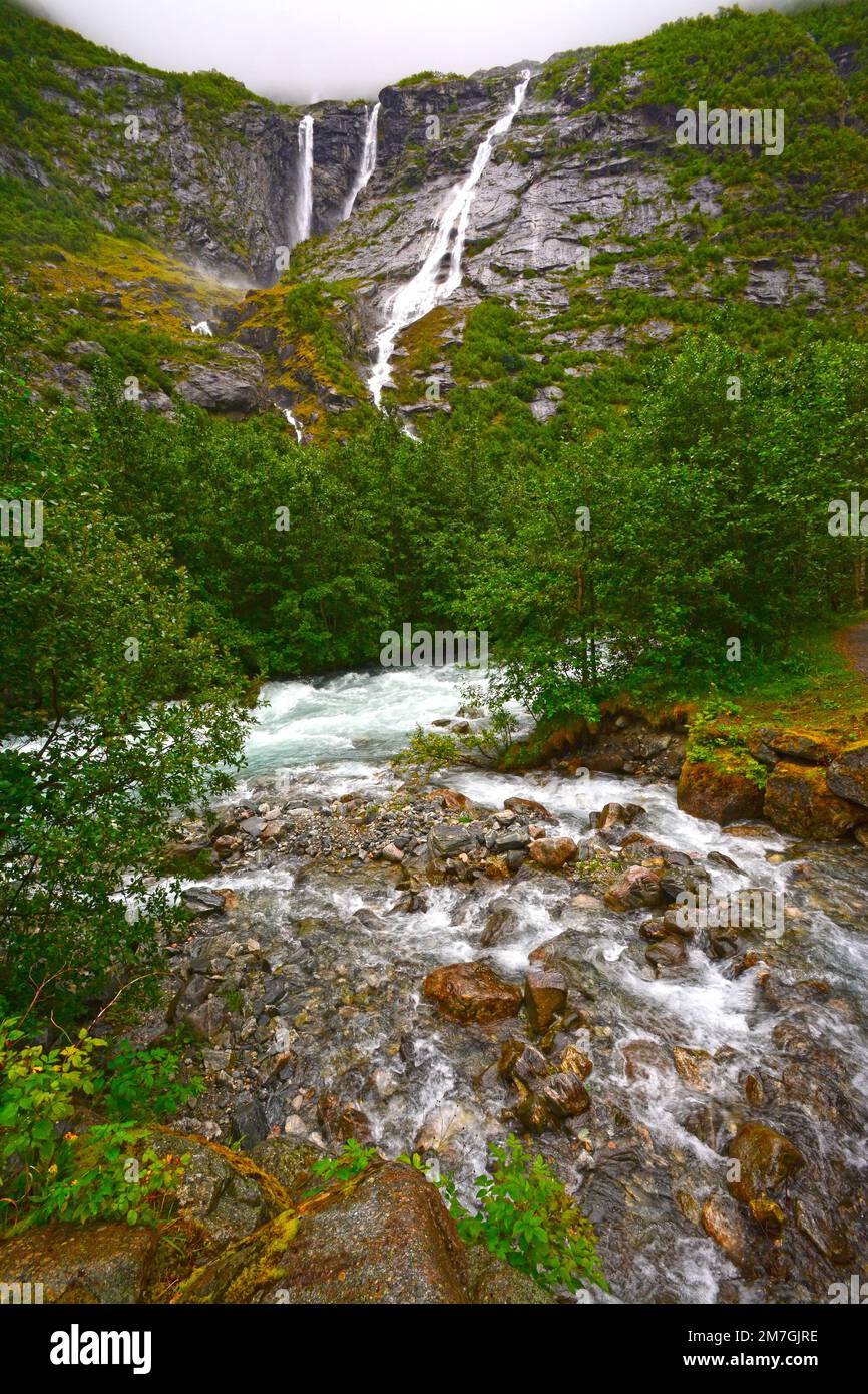 Scandinavian waterfalls hi-res stock photography and images - Alamy