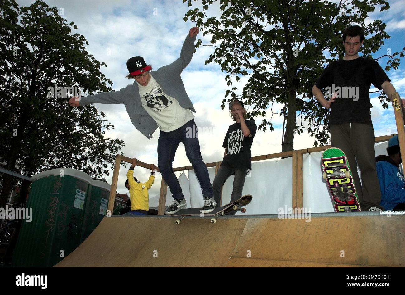 06-09-2009.Leiden,The Netherlands.Zomerjam(Summerjam)is an outdoor hip ...