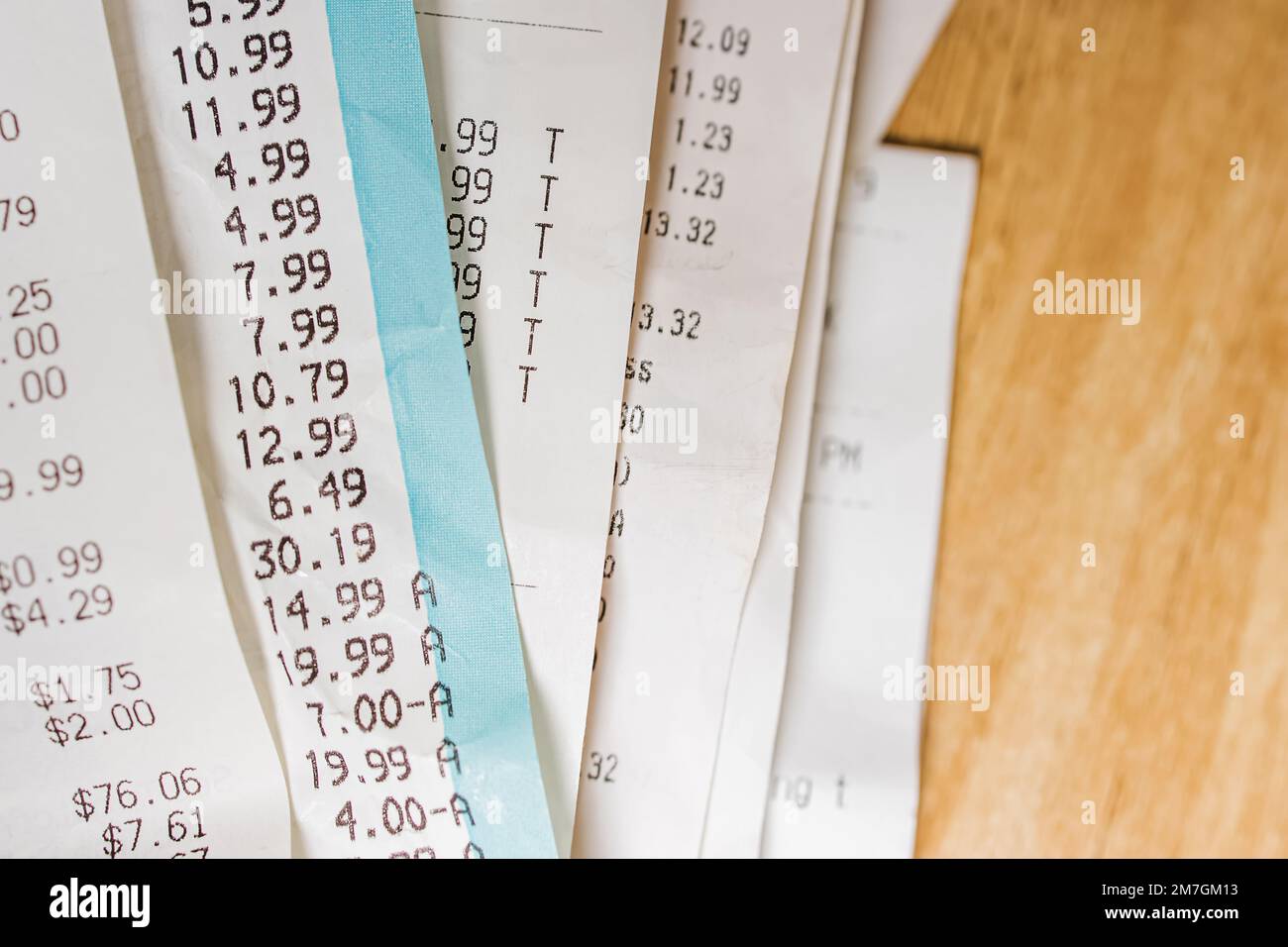 Supermarket receipts hi-res stock photography and images - Alamy