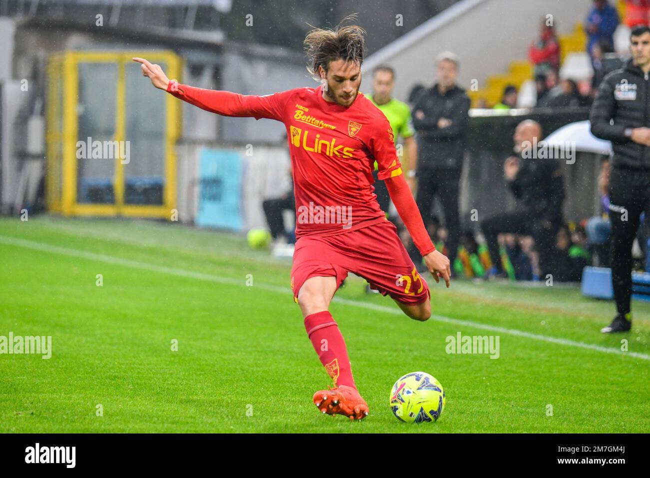 Alberto Picco stadium, La Spezia, Italy, January 08, 2023, Lecce's ...