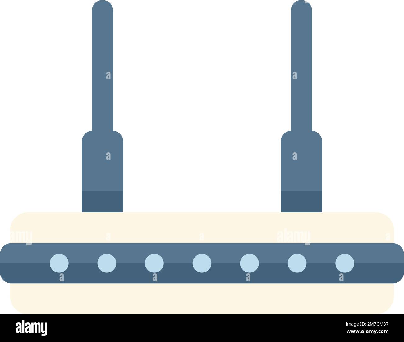 Wifi router icon flat vector. Interface button. Email app isolated ...