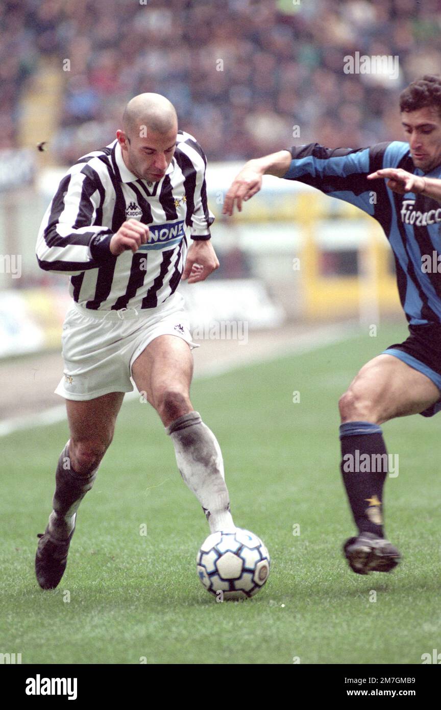 Italy, Turin 1994-1995-1996: Juventus FC player Gianluca Vialli in ...