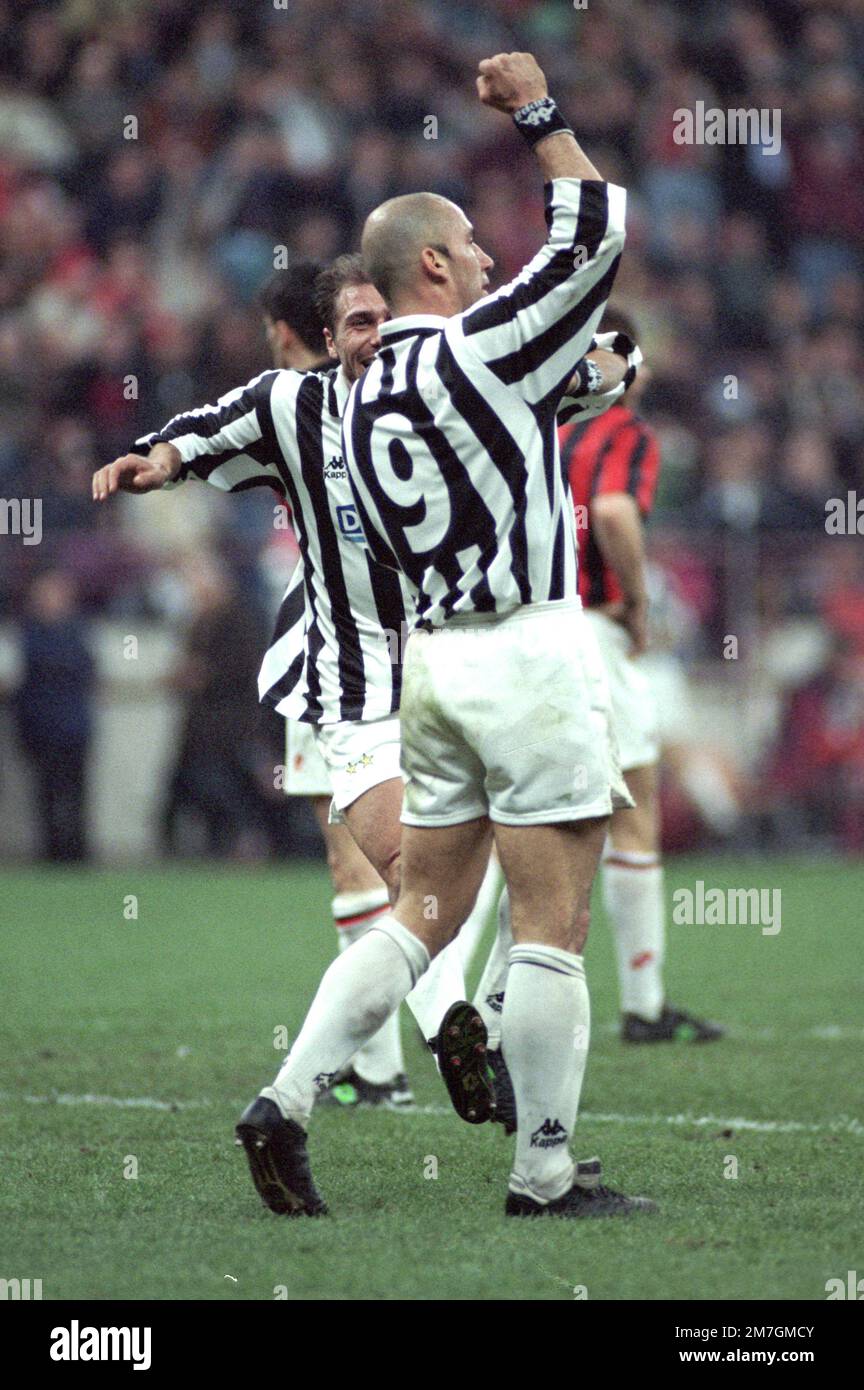 Italy, Turin 1994-1995-1996: Juventus FC player Gianluca Vialli in ...