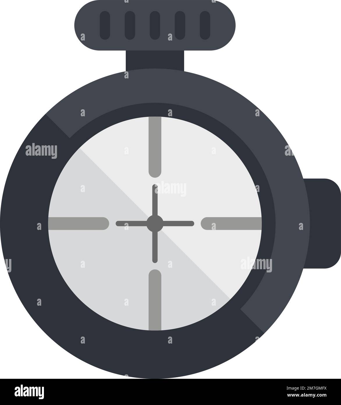 Sniper sight icon flat vector. Rifle scope. Military texture isolated ...