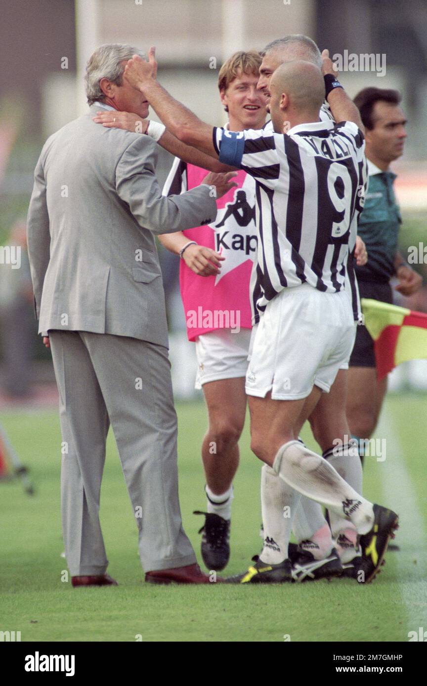Italy, Turin 1994-1995-1996: Juventus FC player Gianluca Vialli during ...