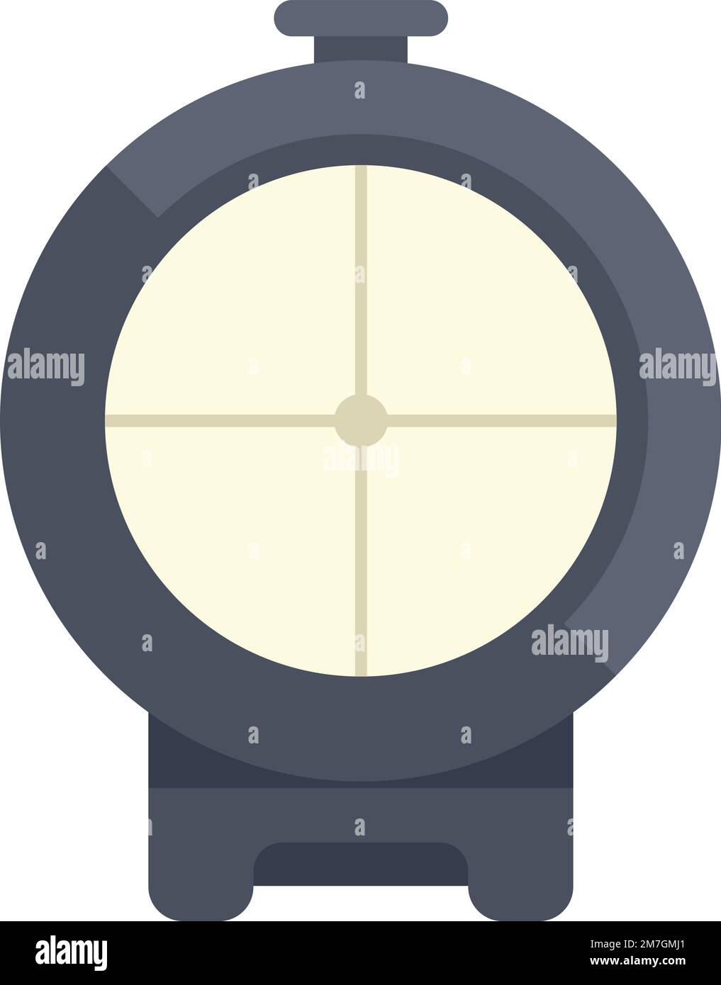 Sight icon flat vector. Rifle gun. Military weapon isolated Stock ...