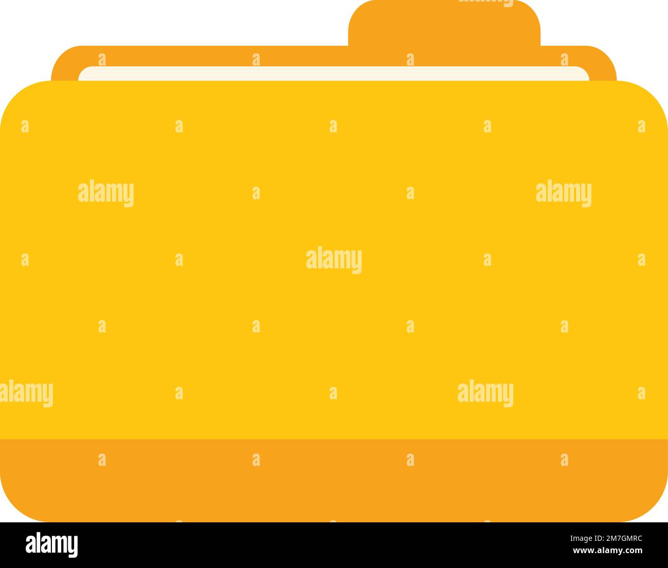 Computer folder icon flat vector. Button interface. Web design isolated Stock Vector Image & Art ...