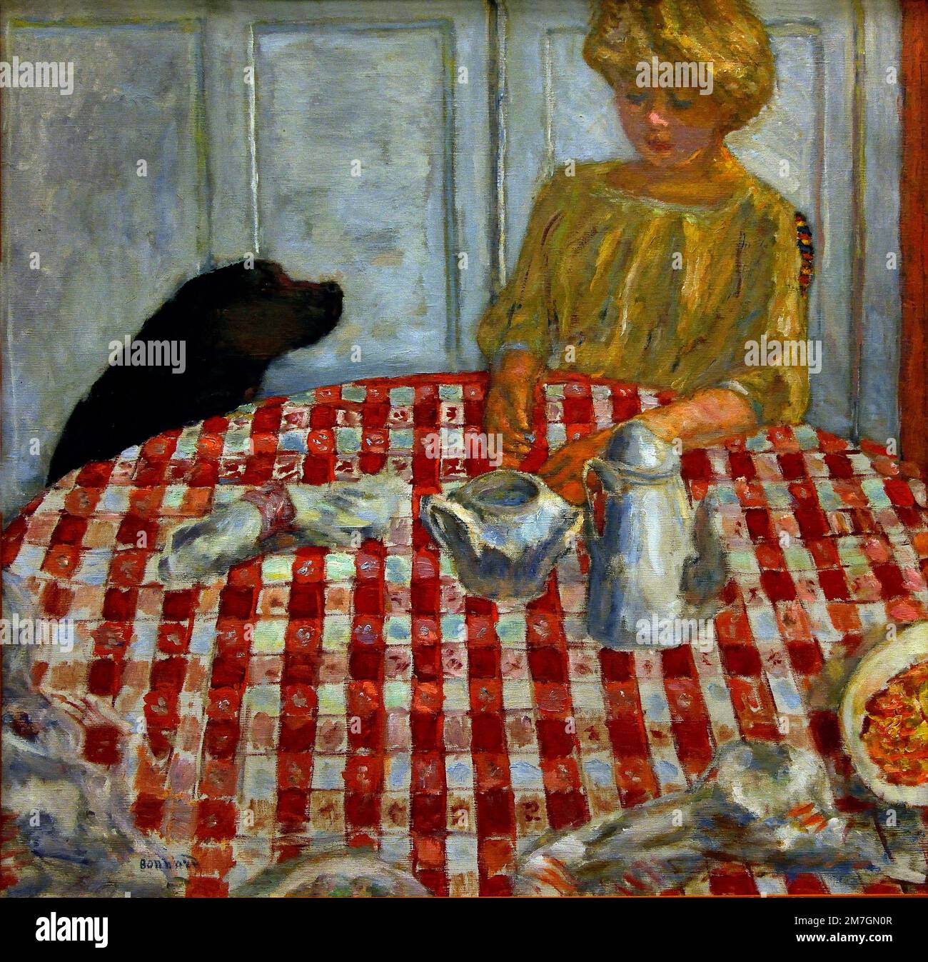 Le Dejeuner du chien - The dog's lunch 1910 by Pierre Bonnard (1867 − ...