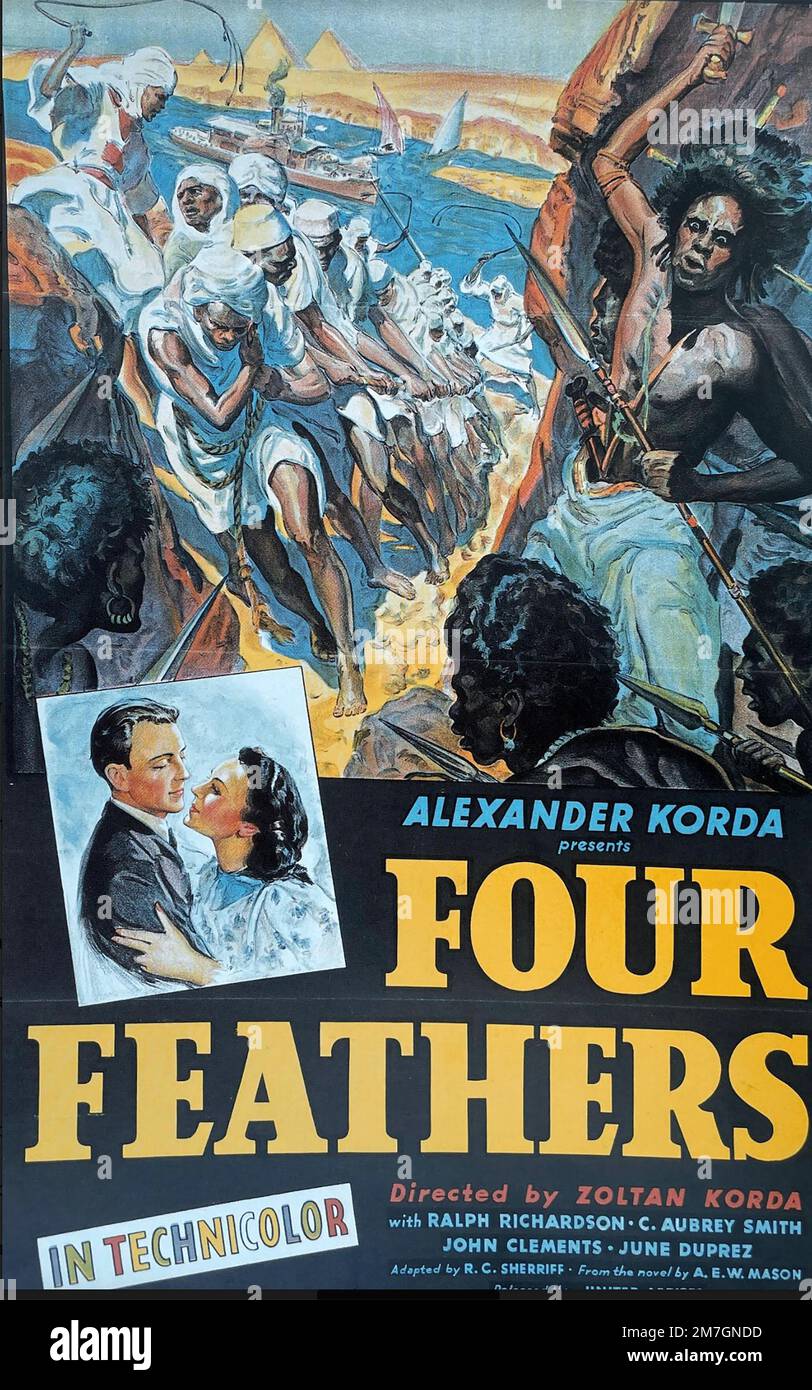 THE FOUR FEATHERS 1939 United Artists film directed by Zoltan Koda ...
