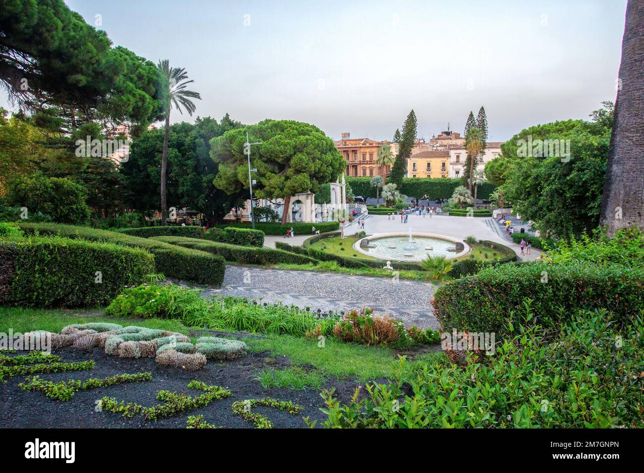 Amazing garden next to villa Bellini in Catania. Beauty of nature ...