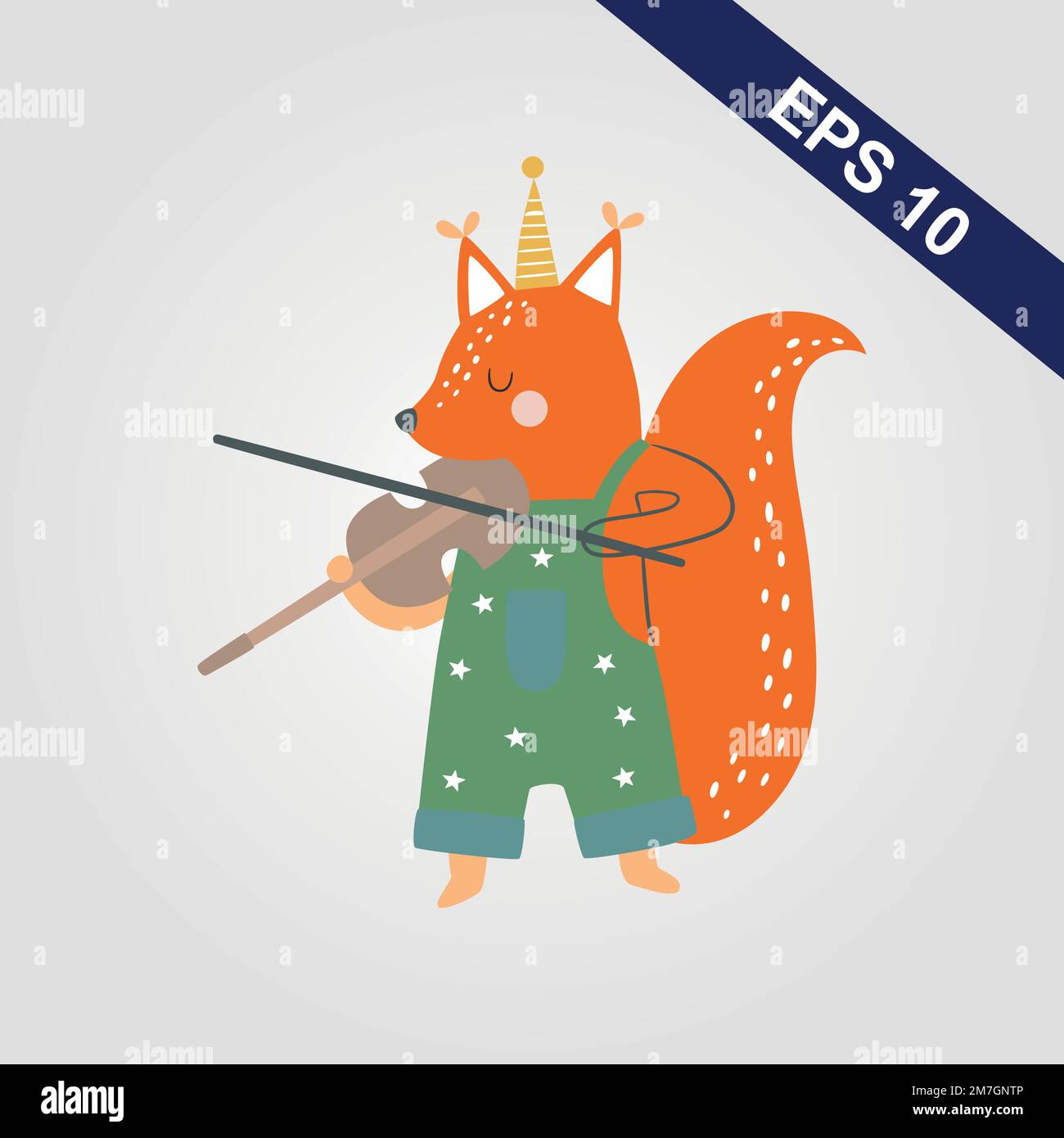 Cute fox cartoon vector file Stock Vector Image & Art - Alamy