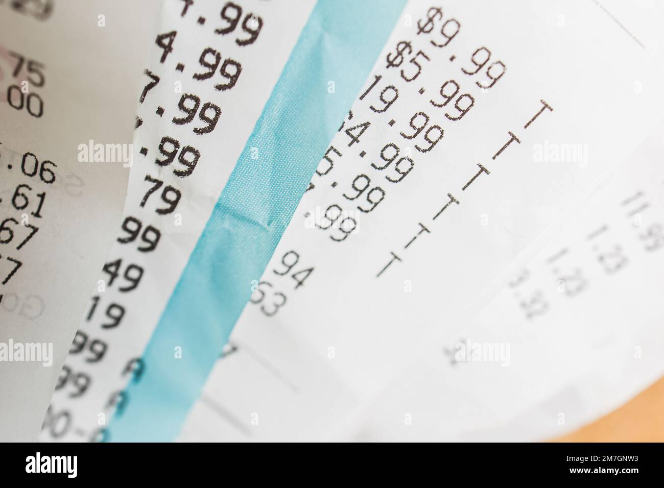Supermarket receipts hi-res stock photography and images - Alamy