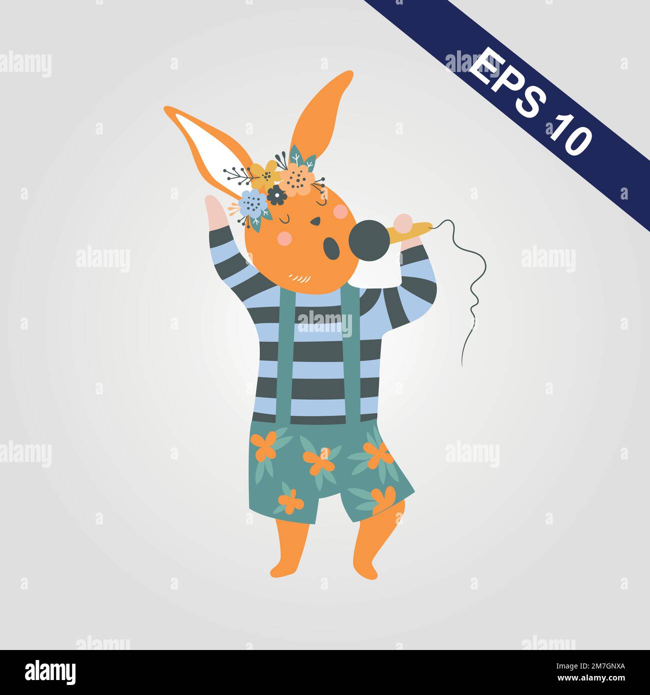 Cute fox cartoon vector file Stock Vector Image & Art - Alamy