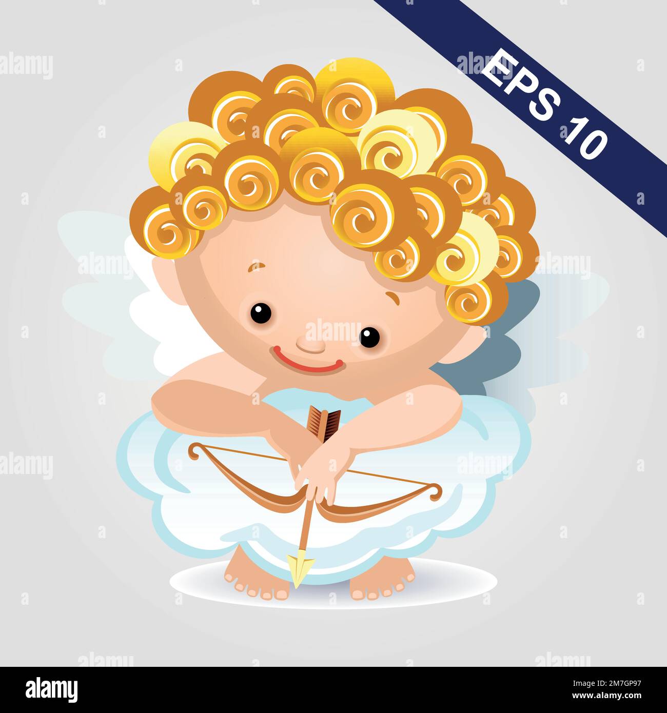 Cartoon princess in blue dress Stock Vector Images - Alamy