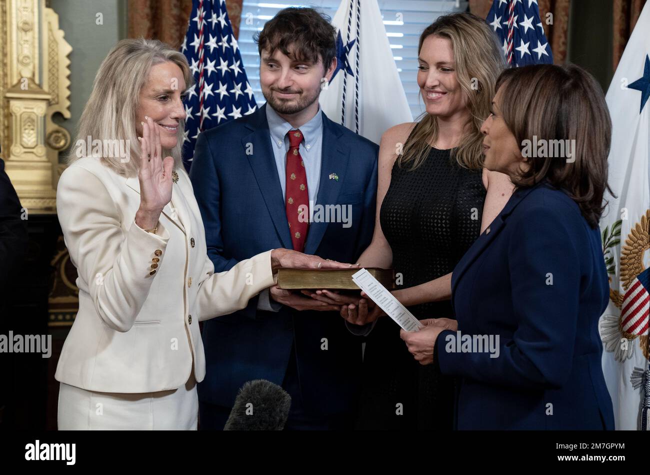 Washington, United States. 09th Jan, 2023. Vice President Kamala Harris ...