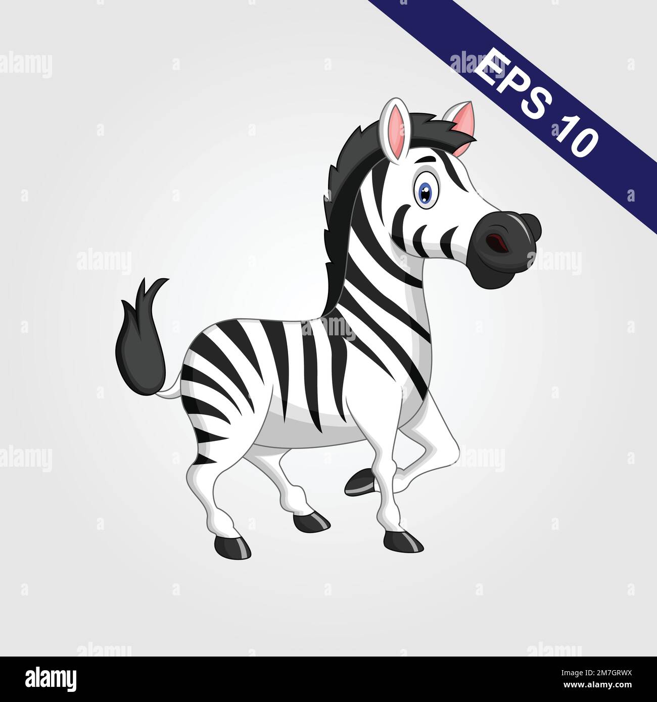 jumping striped African Zebra, hand-drawn Stock Vector Image & Art - Alamy