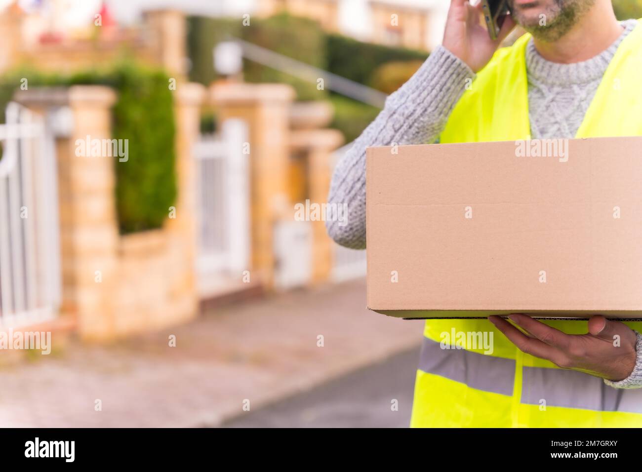 Package carrier hi-res stock photography and images - Alamy