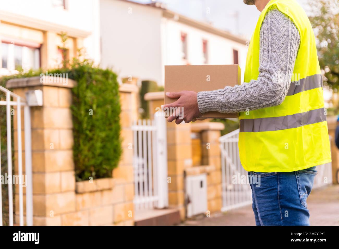 Package carrier hi-res stock photography and images - Alamy