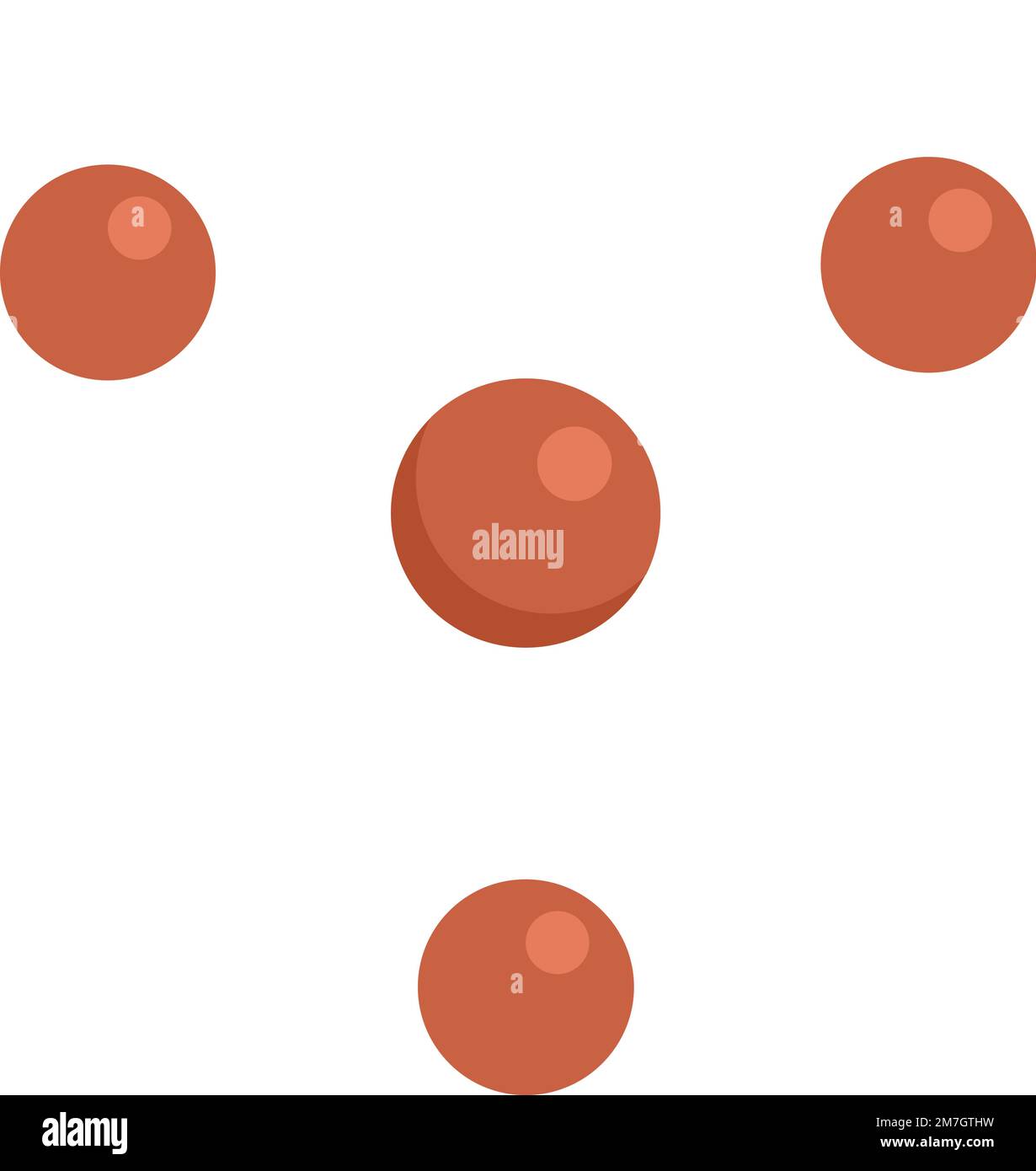 Atom icon flat vector. Medical lab. Medicine experiment isolated Stock ...