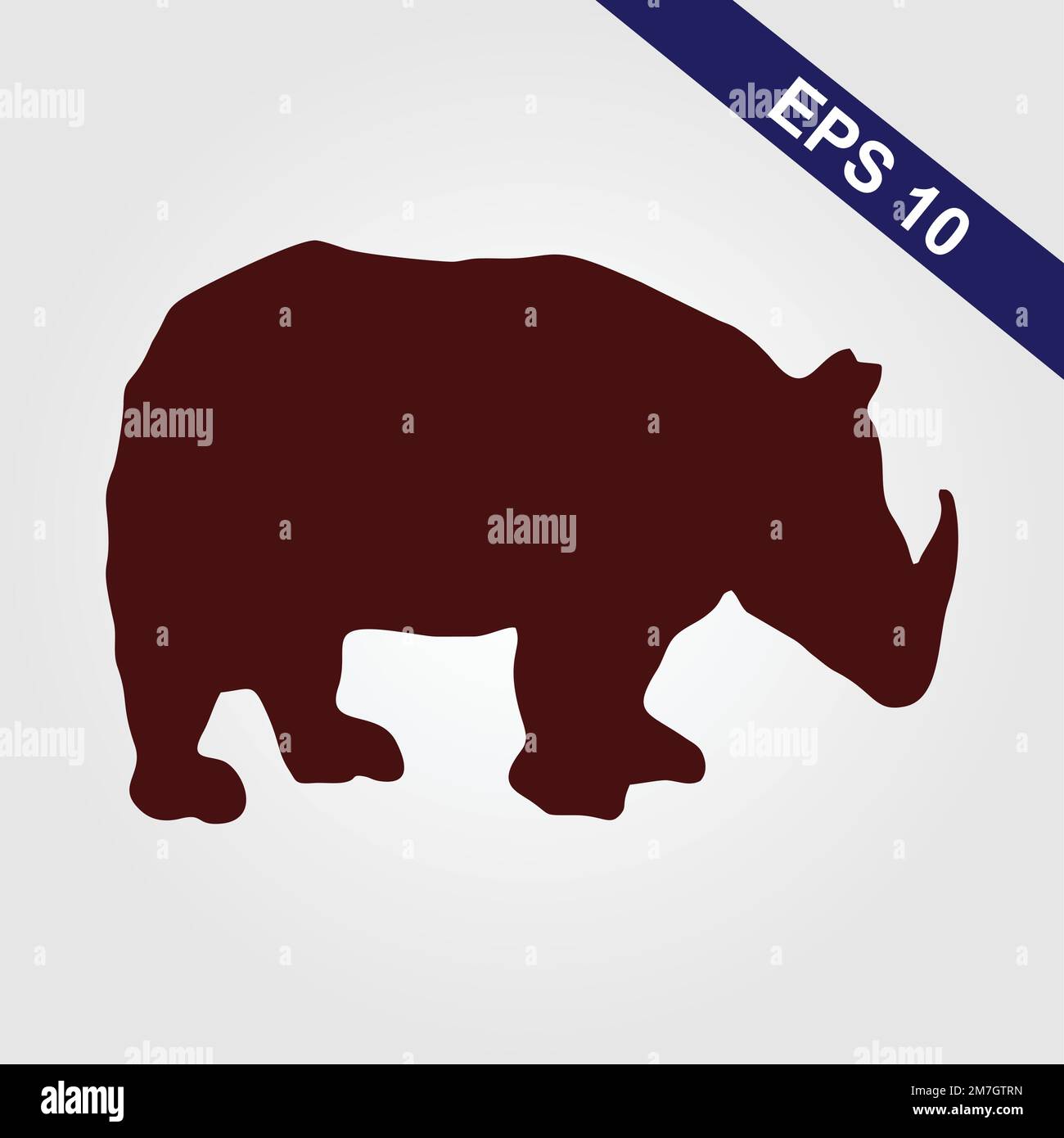 rhinoceros icon. rhinoceros sign vector Stock Vector Image & Art - Alamy