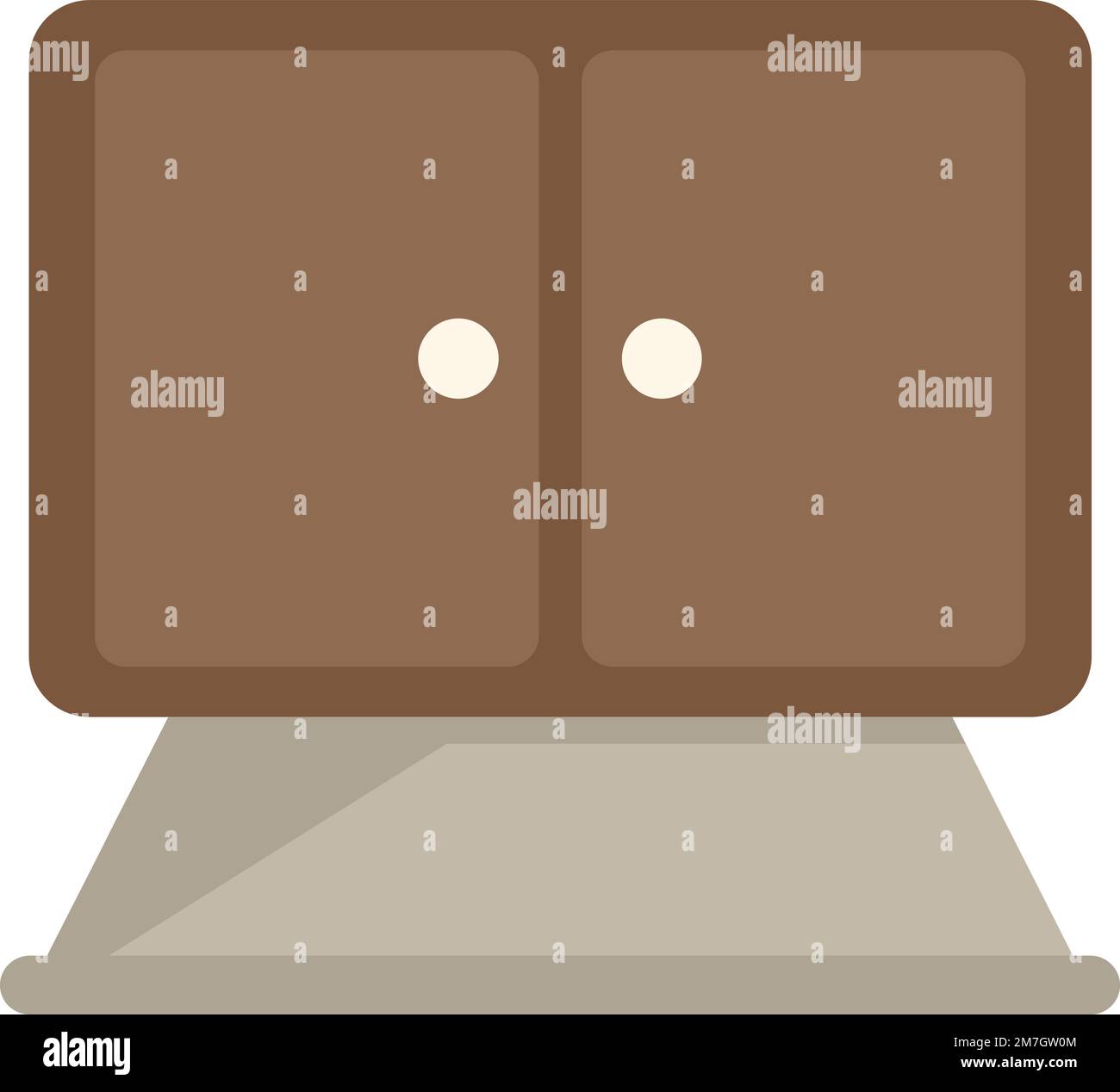 Kitchen hood icon flat vector. Interior design. Room furniture isolated ...