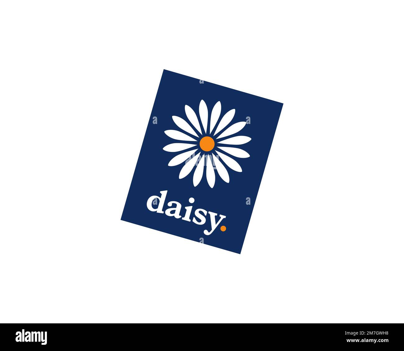 Daisy Group, rotated logo, white background B Stock Photo - Alamy