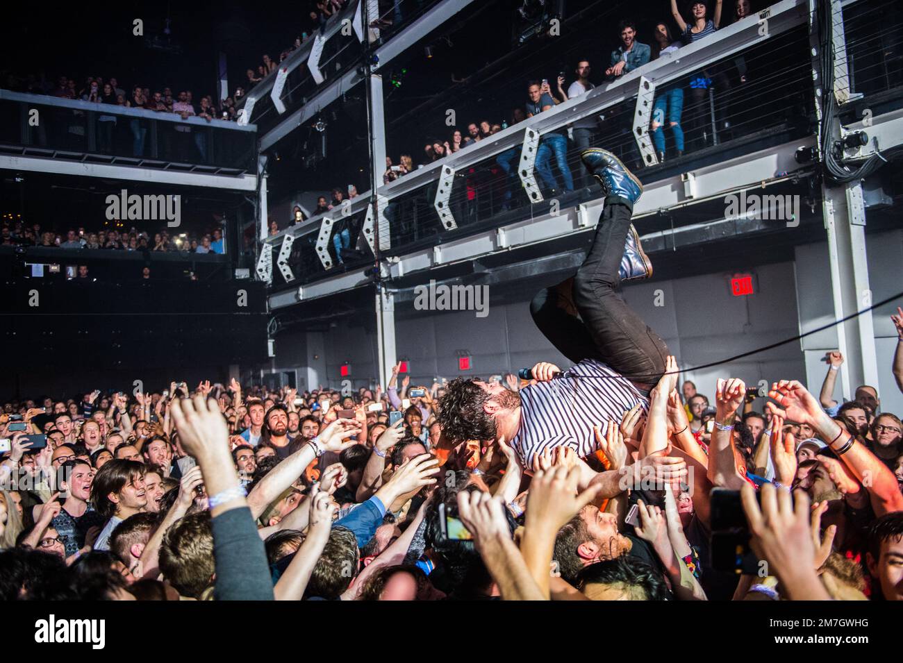 Foals in concert at Terminal 5 in New York Stock Photo - Alamy