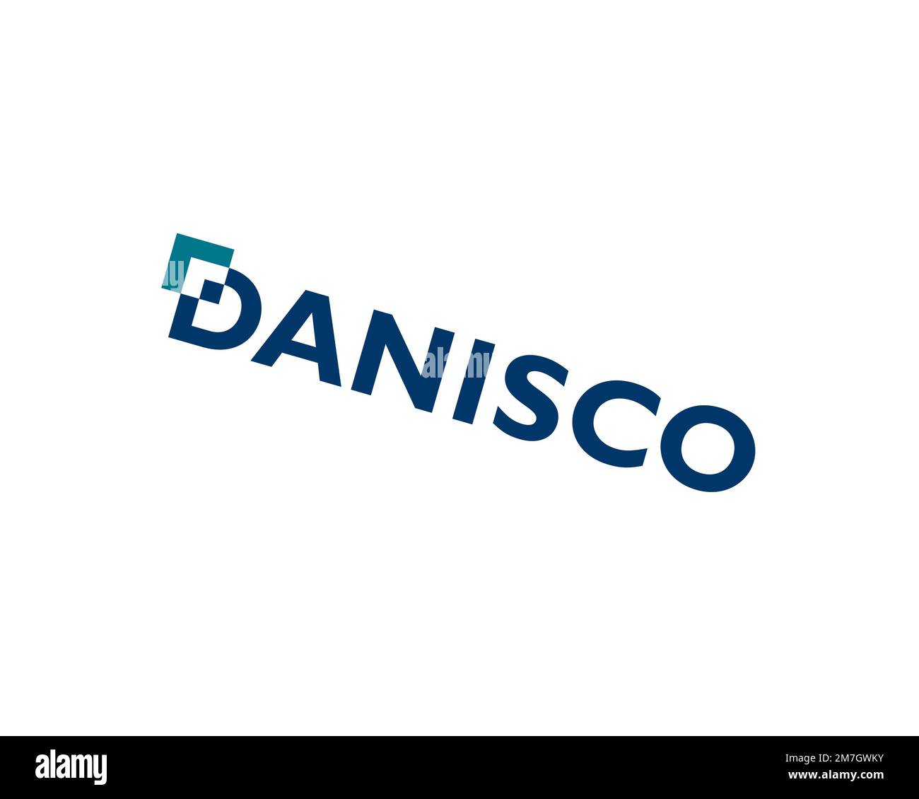Danisco, rotated logo, white background B Stock Photo - Alamy