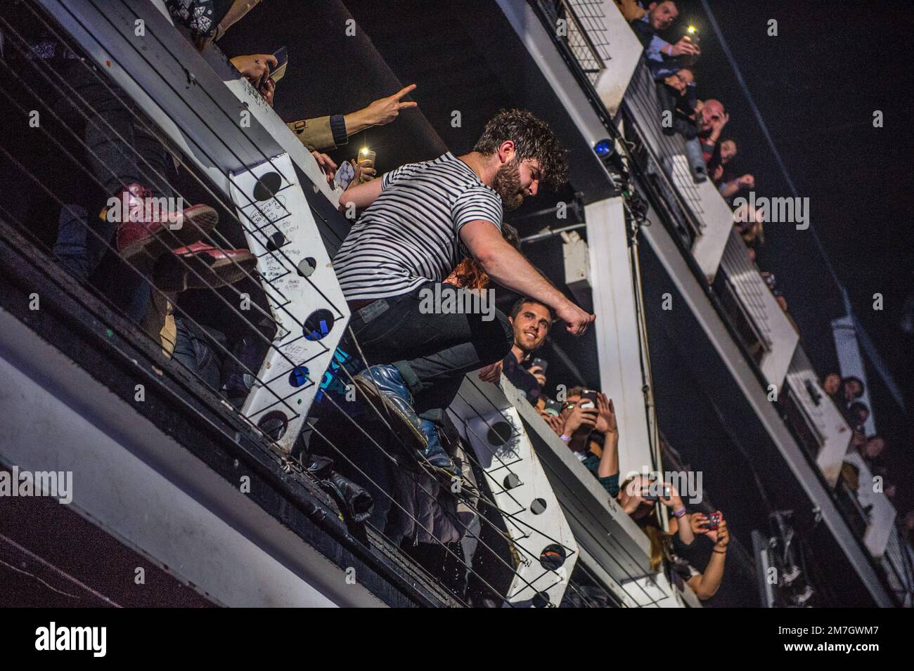 Foals in concert at Terminal 5 in New York Stock Photo - Alamy