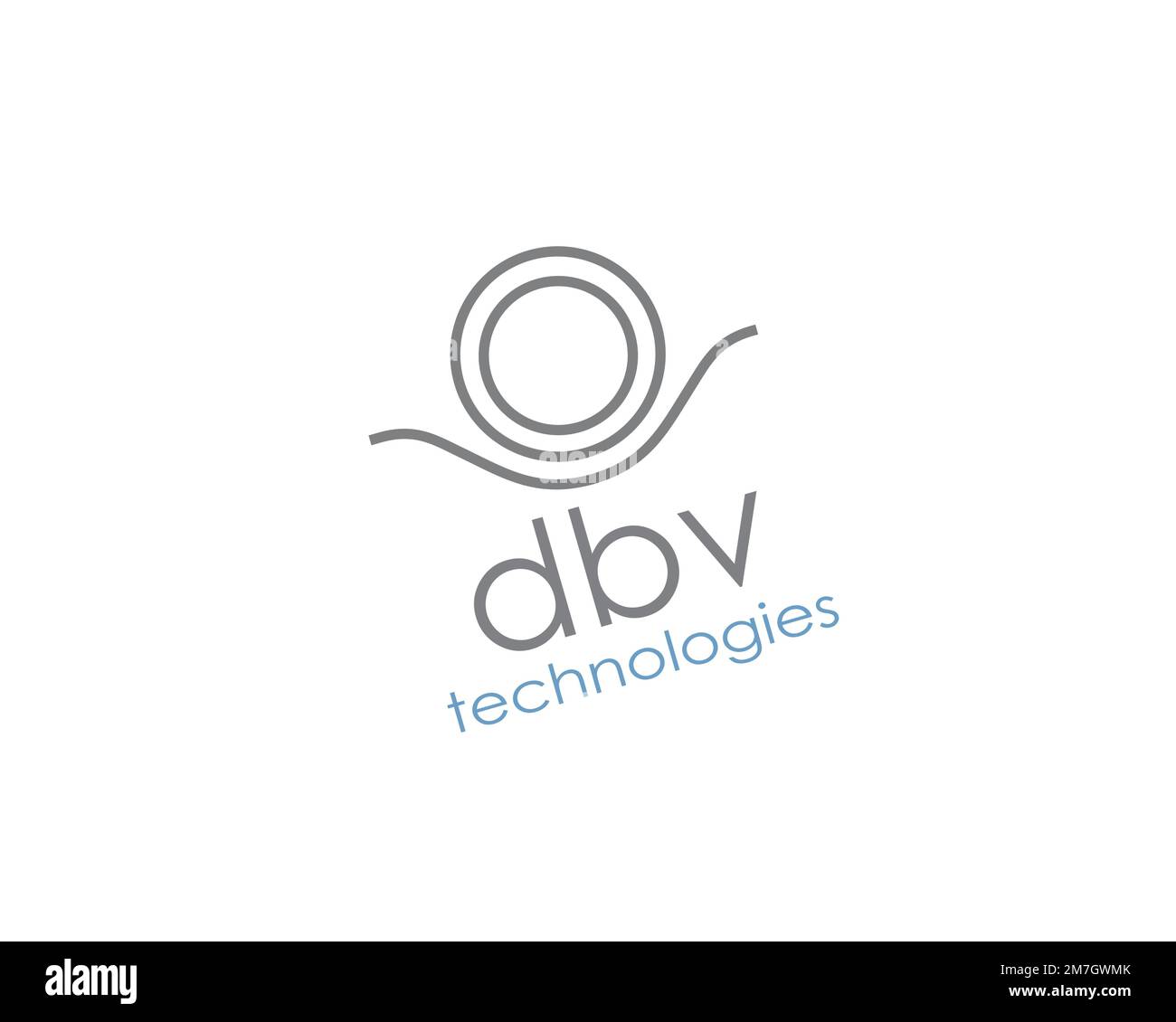 DBV Technologies, rotated logo, white background Stock Photo - Alamy