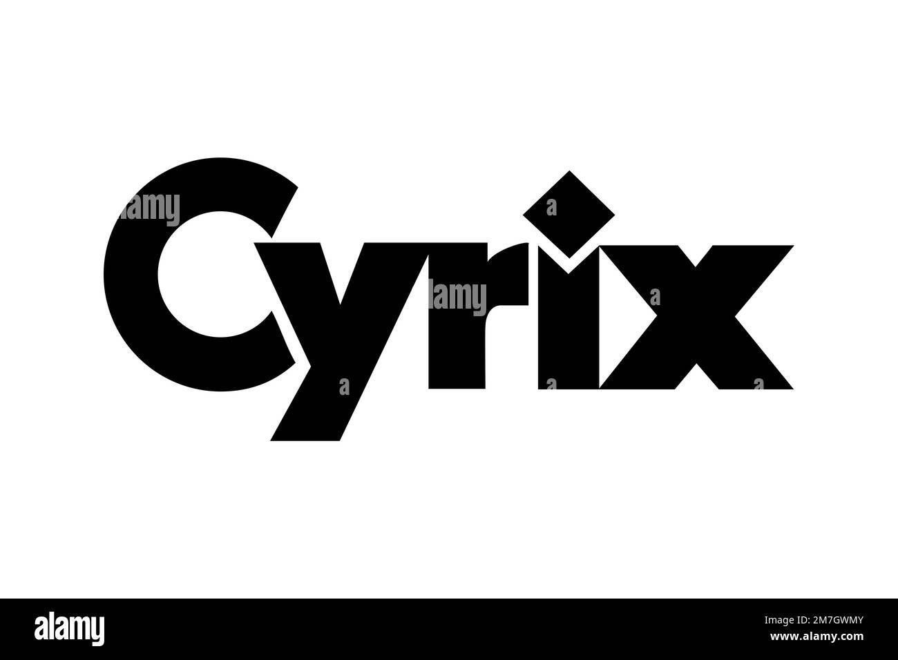 Cyrix, Logo, White background Stock Photo - Alamy