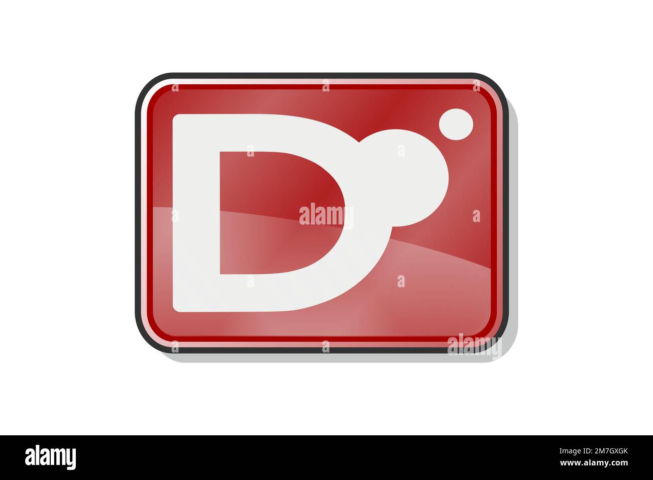 D programming language, Logo, White background Stock Photo - Alamy
