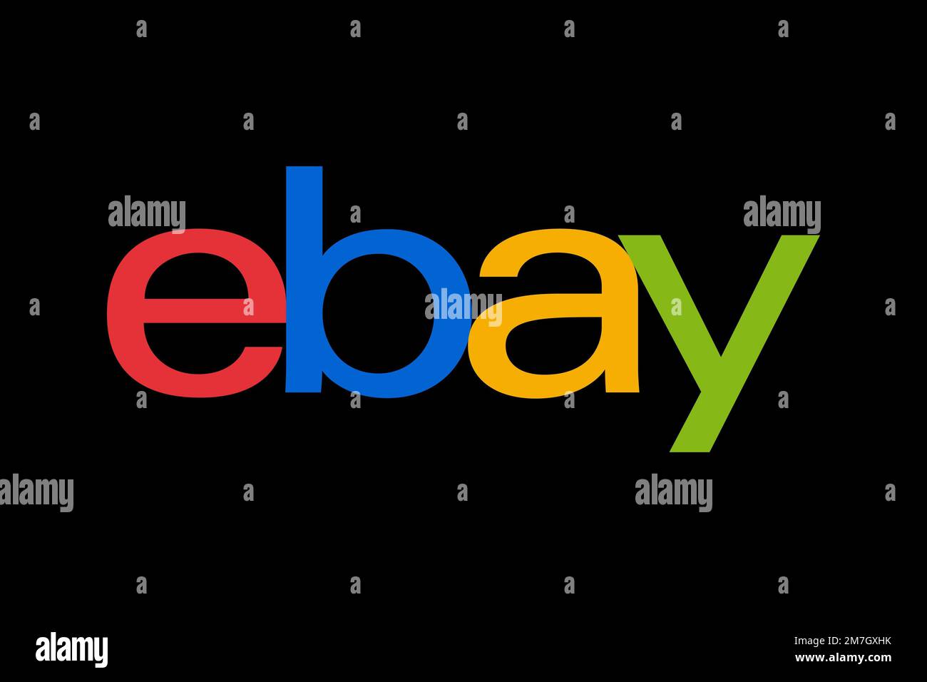 EBay, Logo, Black background Stock Photo - Alamy