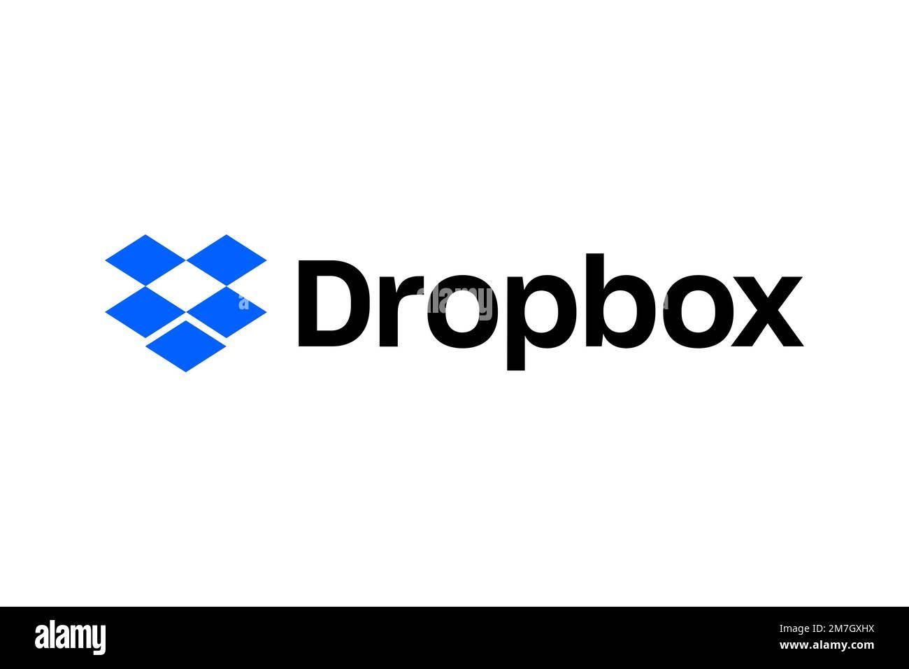 Dropbox service, Logo, White background Stock Photo - Alamy