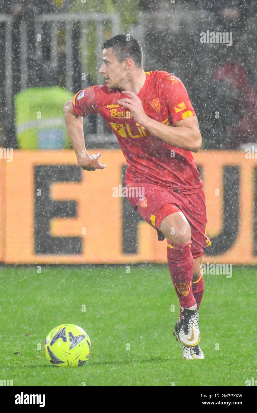 Alberto Picco stadium, La Spezia, Italy, January 08, 2023, Lecce's ...