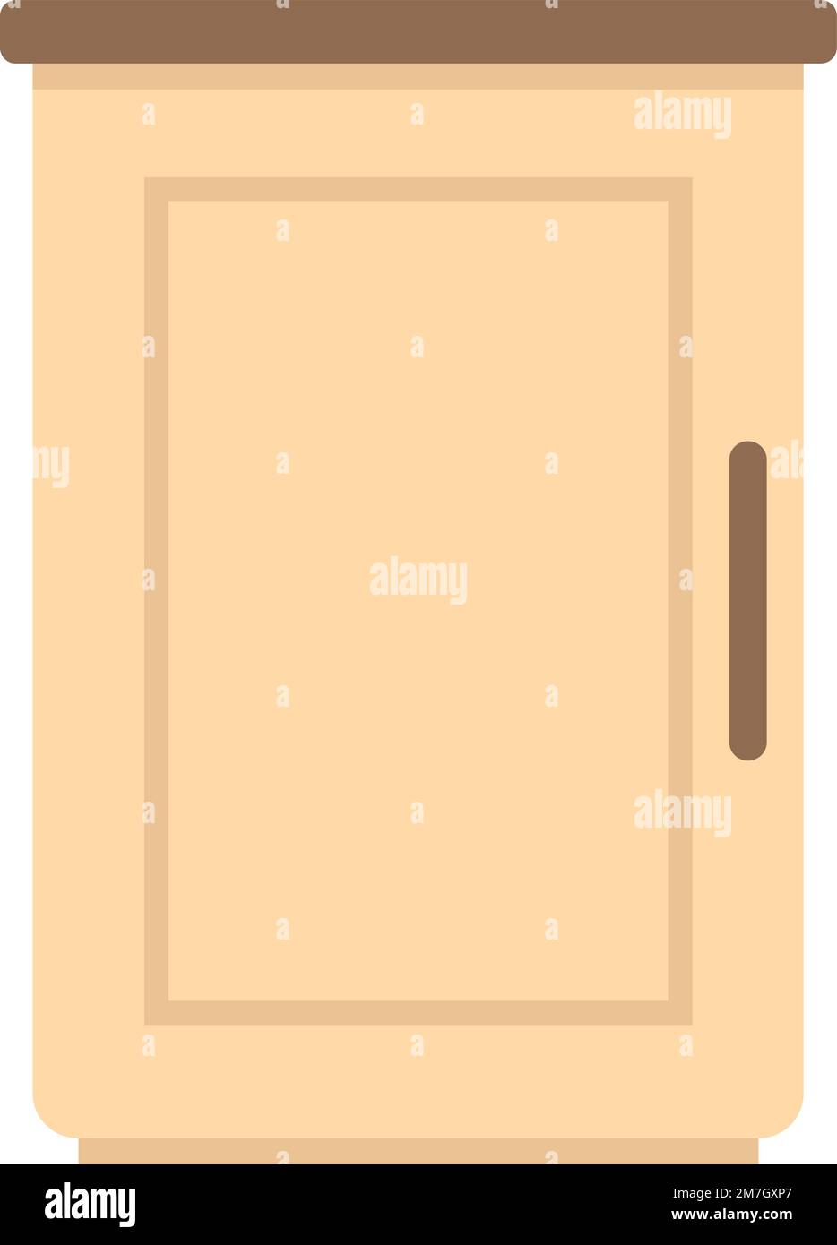 Modular furniture icon flat vector. Interior kitchen. Modern wall ...