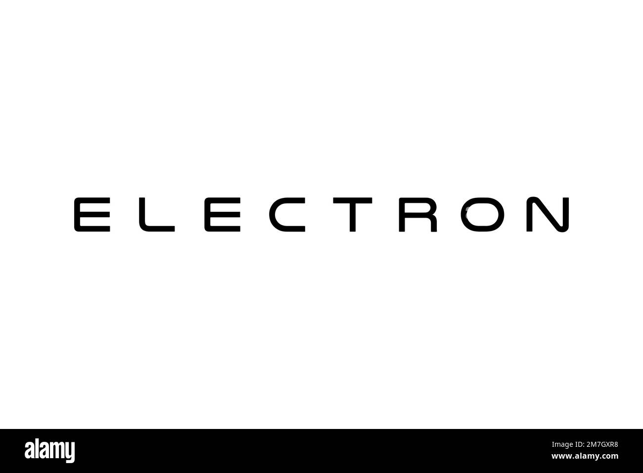 Electron rocket, Logo, White background Stock Photo - Alamy