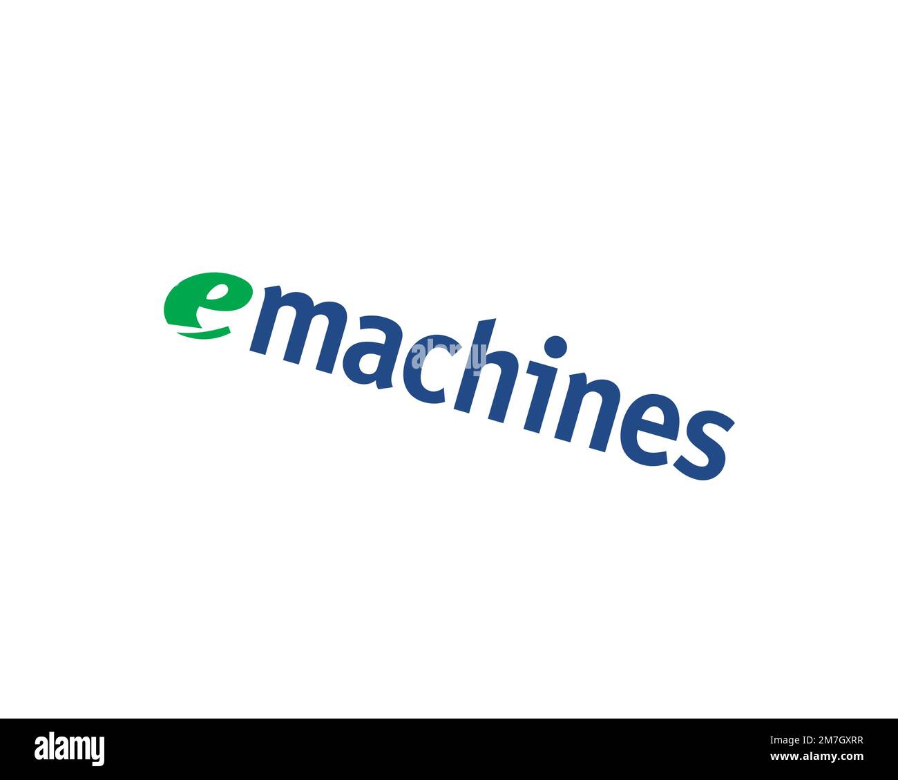 EMachines, rotated logo, white background B Stock Photo - Alamy