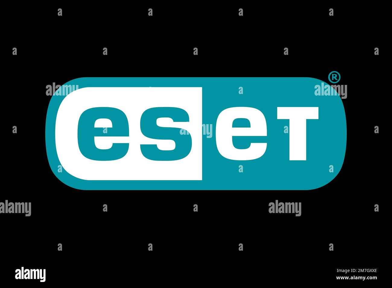 ESET, Logo, Black background Stock Photo - Alamy