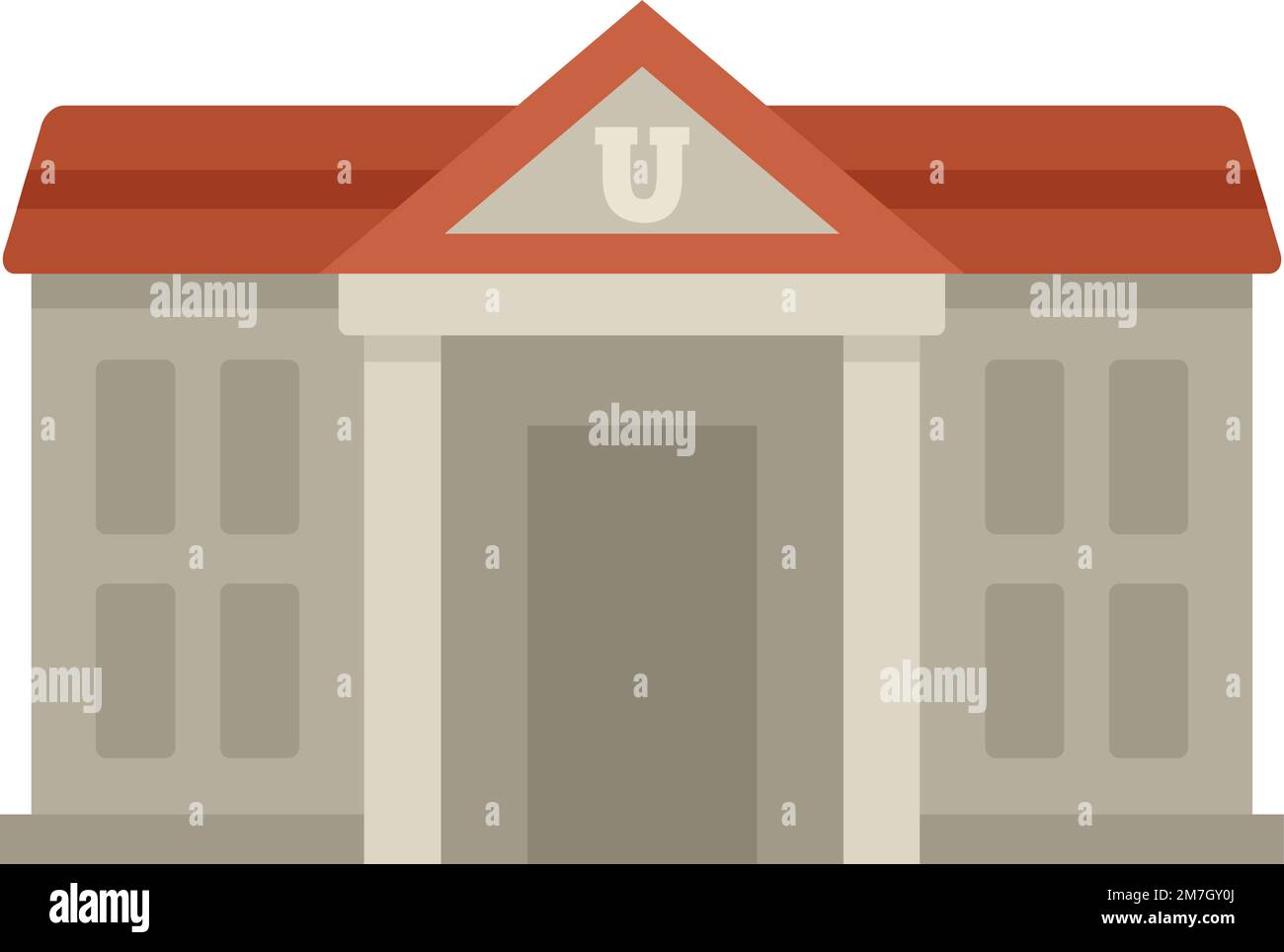 Campus building people Cut Out Stock Images & Pictures - Alamy