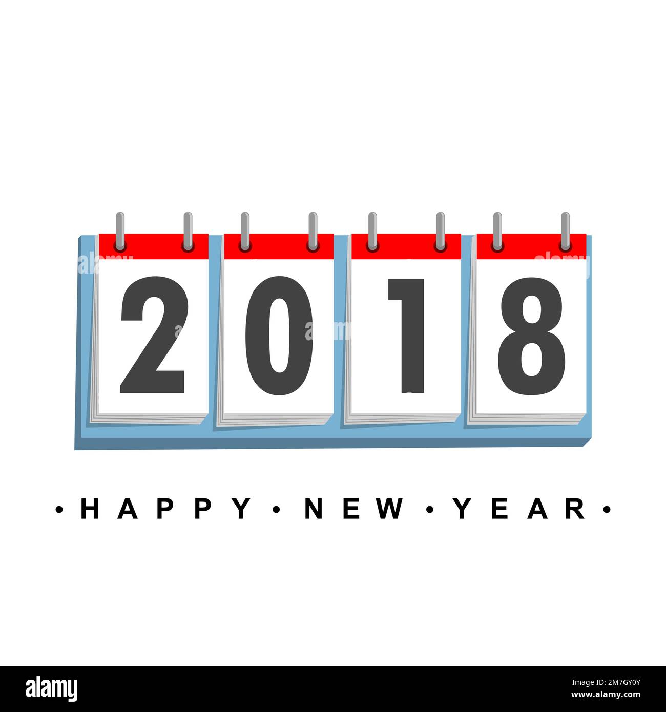 2018 calendar simple vector calendar Stock Vector Images - Alamy