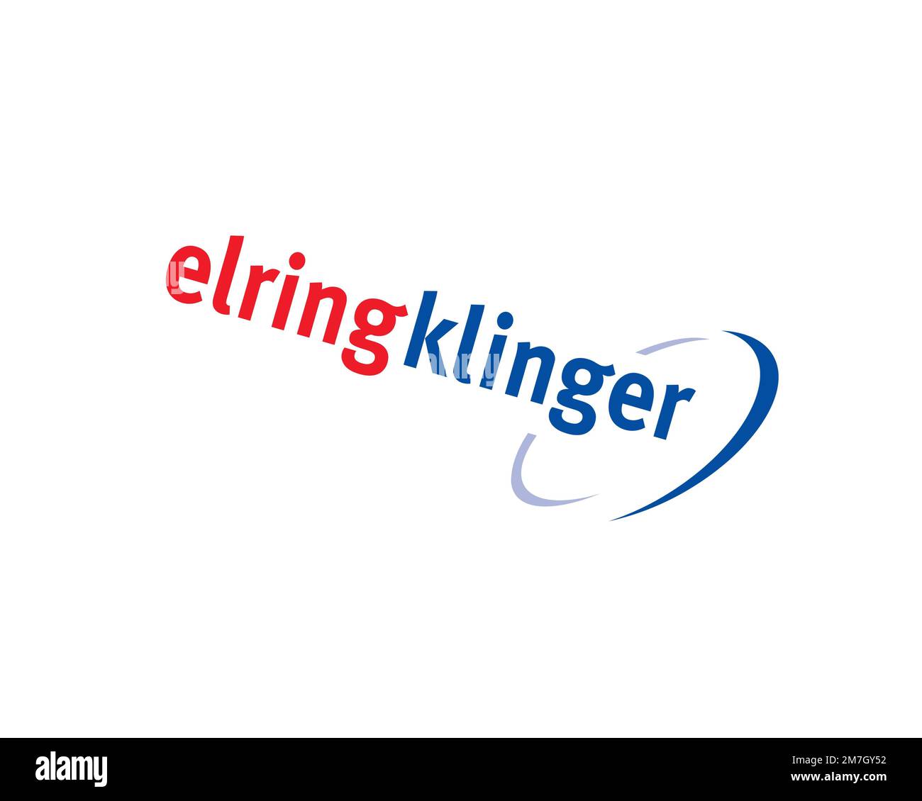 ElringKlinger, rotated logo, white background B Stock Photo - Alamy
