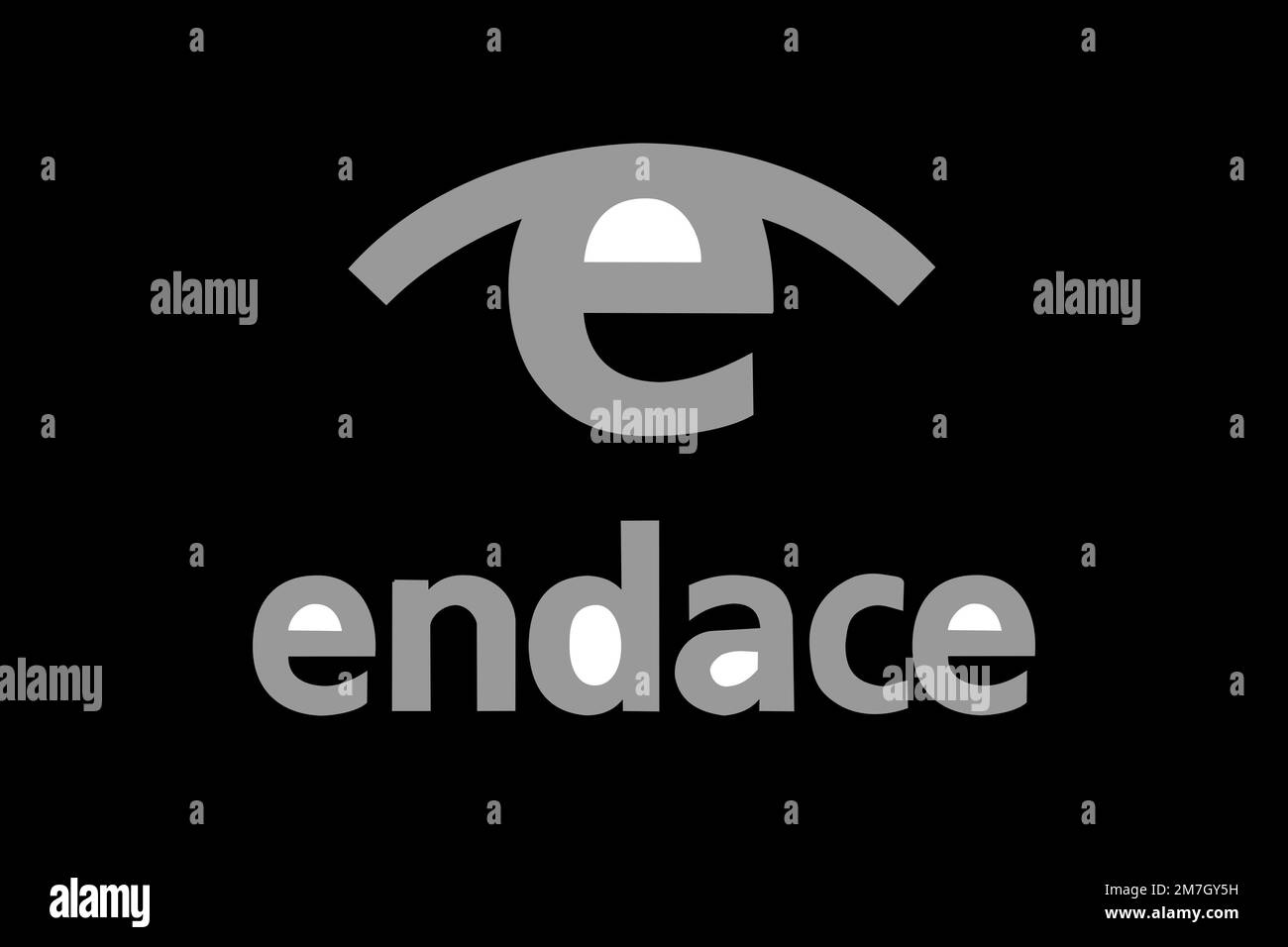 Endace, Logo, Black background Stock Photo - Alamy