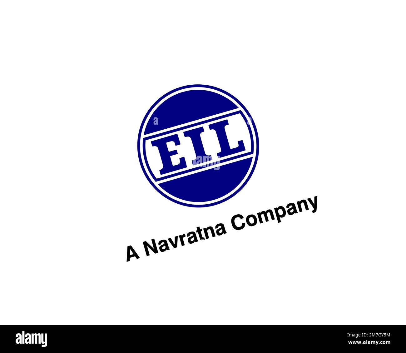 Engineers India, rotated logo, white background Stock Photo - Alamy