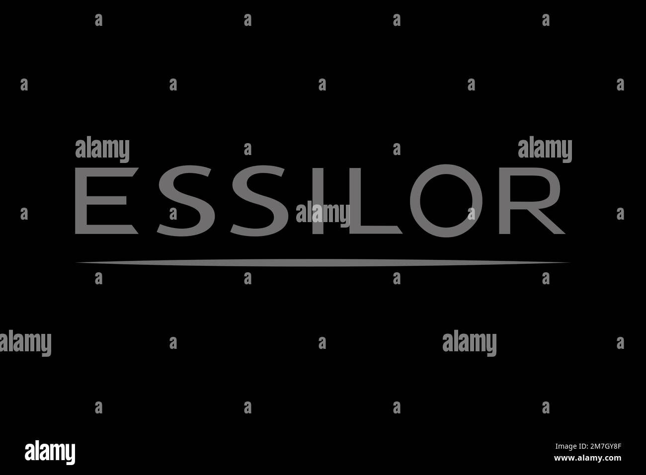 Essilor, Logo, Black background Stock Photo - Alamy
