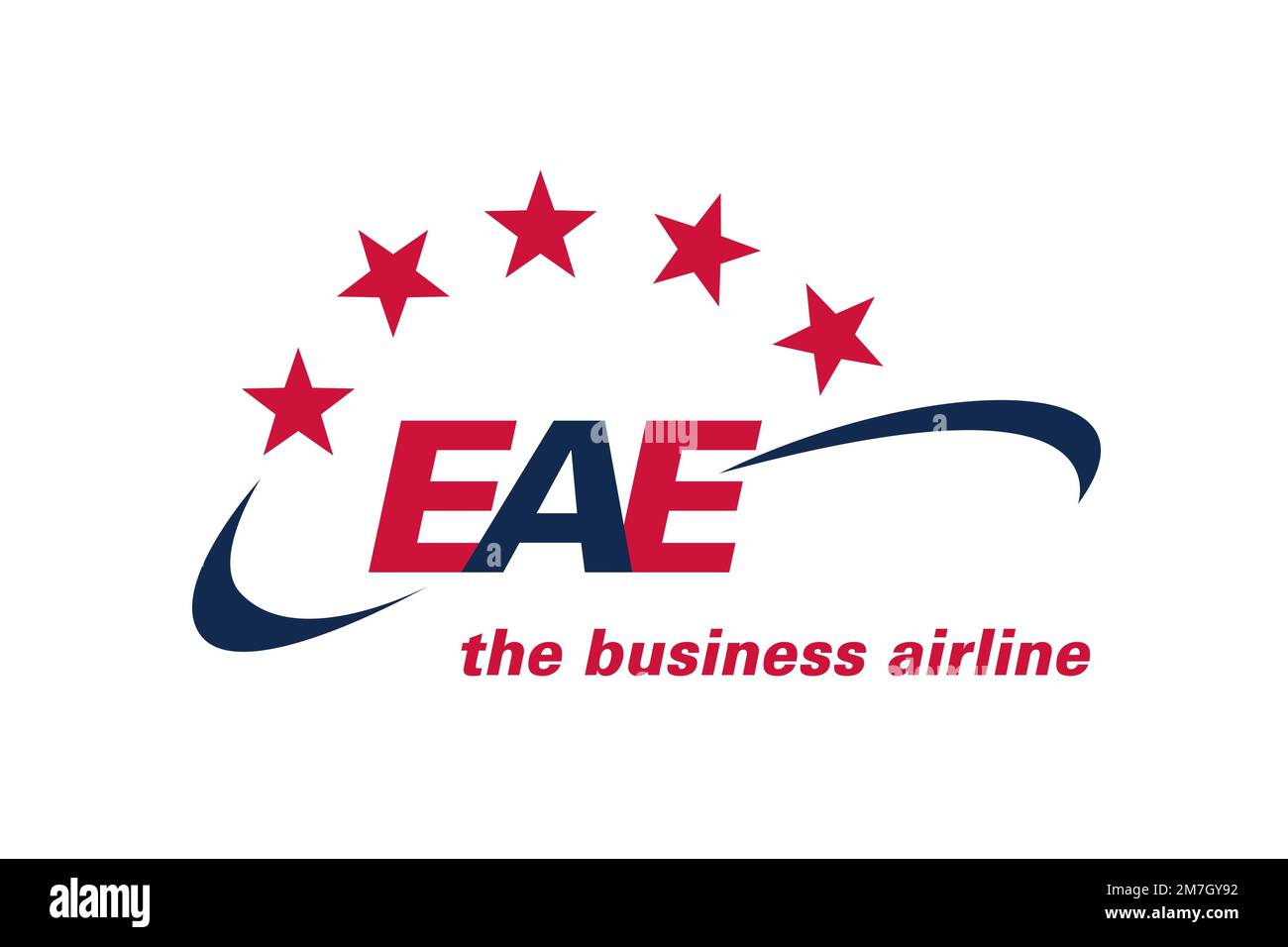 European Air Express, Logo, White background Stock Photo - Alamy