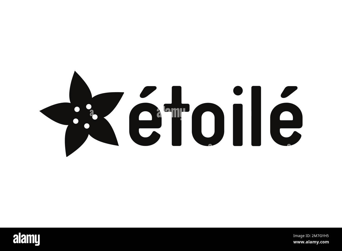 Etoile logo hi-res stock photography and images - Alamy